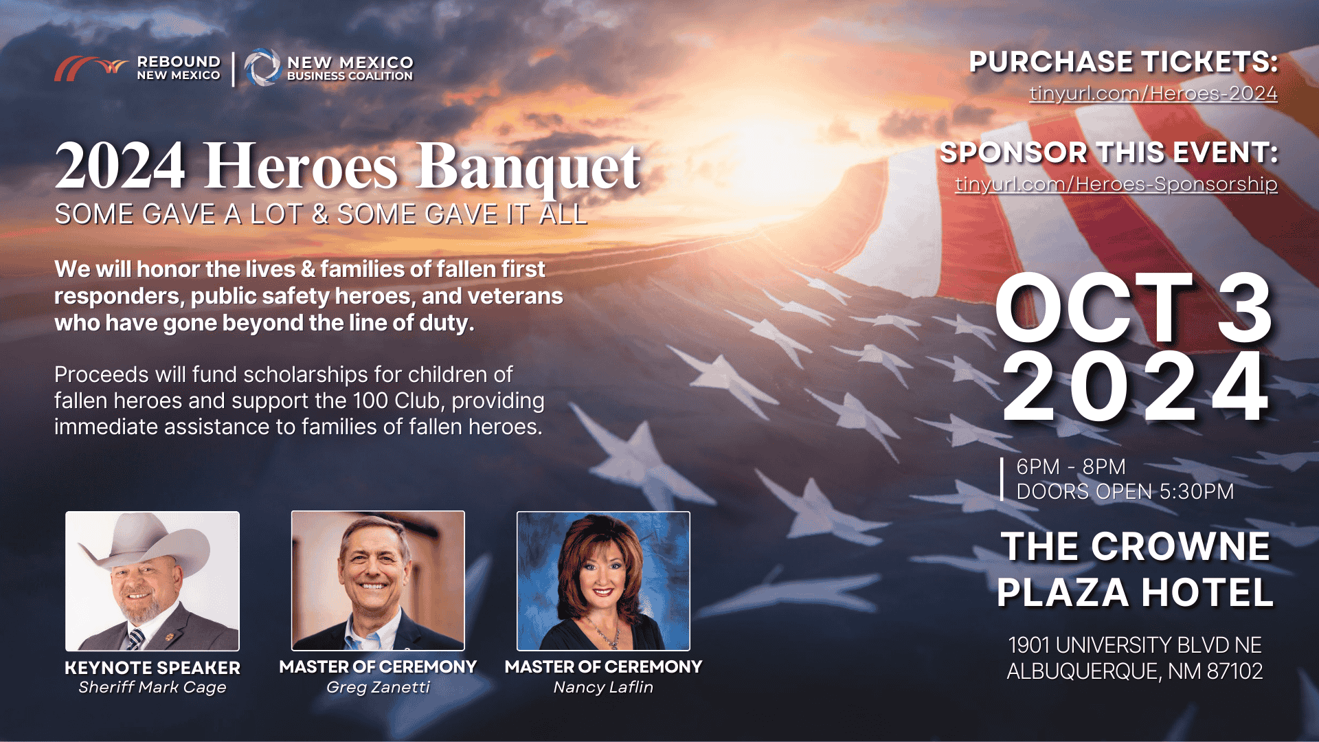 2024 Heroes Banquet - New Mexico Business Coalition